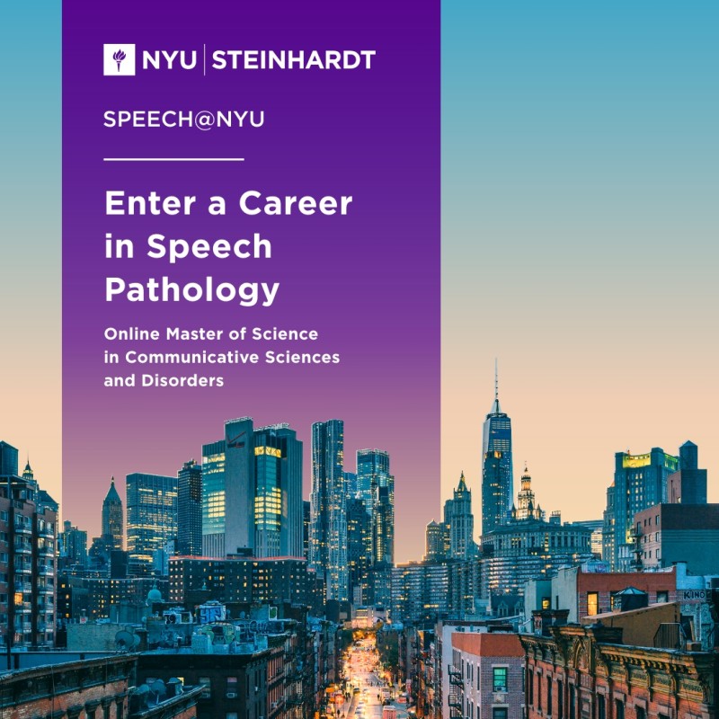 Learn to become a speech-language pathologist with NYU's online master ... Learn to become a speech-language pathologist with NYU's online master ...