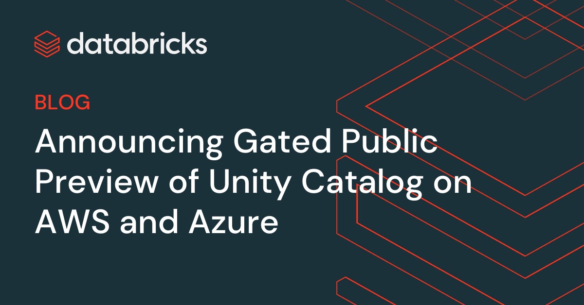 Introducing Unity Catalog -- A Unified Governance Solution for ... Introducing Unity Catalog -- A Unified Governance Solution for ...