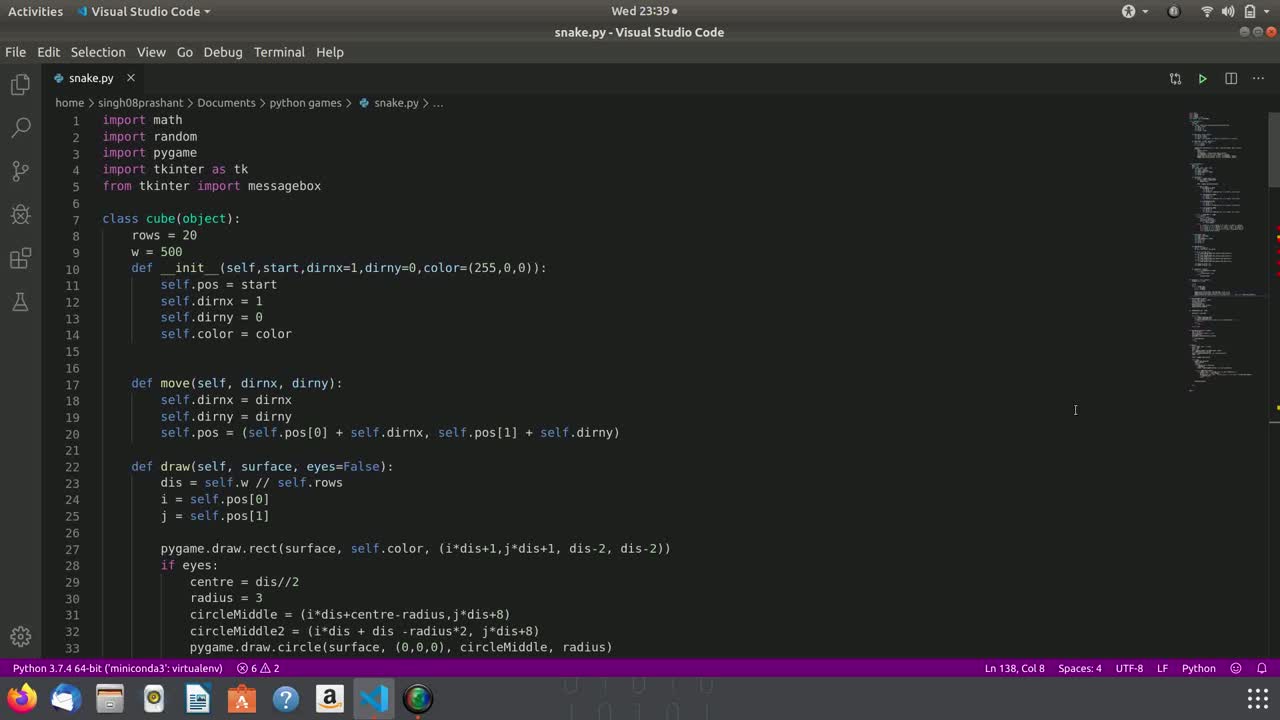 Prashant Singh on LinkedIn: #pygame #tkinter #python3 #pythondeveloper ... Prashant Singh on LinkedIn: #pygame #tkinter #python3 #pythondeveloper ...