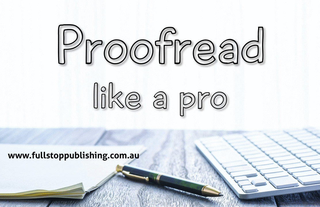 Proofread like a pro Proofread like a pro