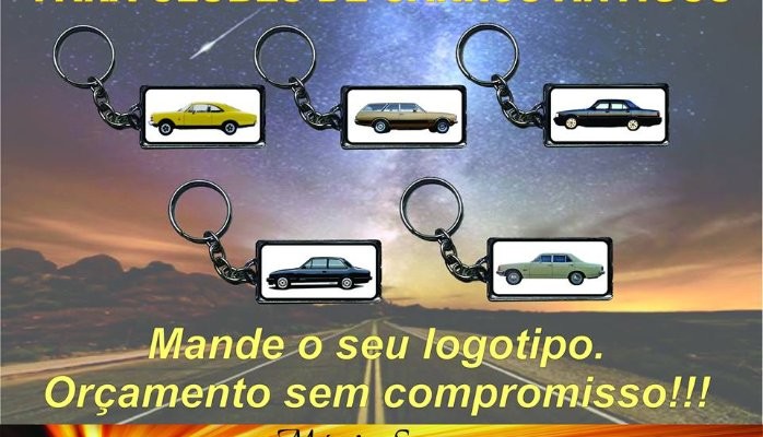 Chaveiros Personalizados de carros antigos! Chaveiros Personalizados de carros antigos!