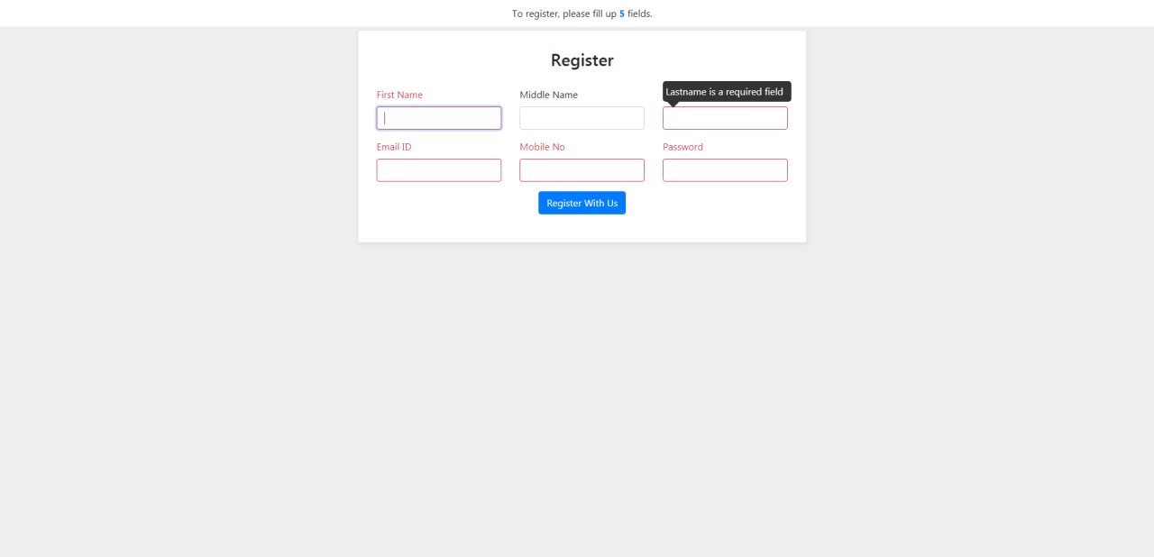 Angular 6 Custom Validation Directive with Tooltip Angular 6 Custom Validation Directive with Tooltip