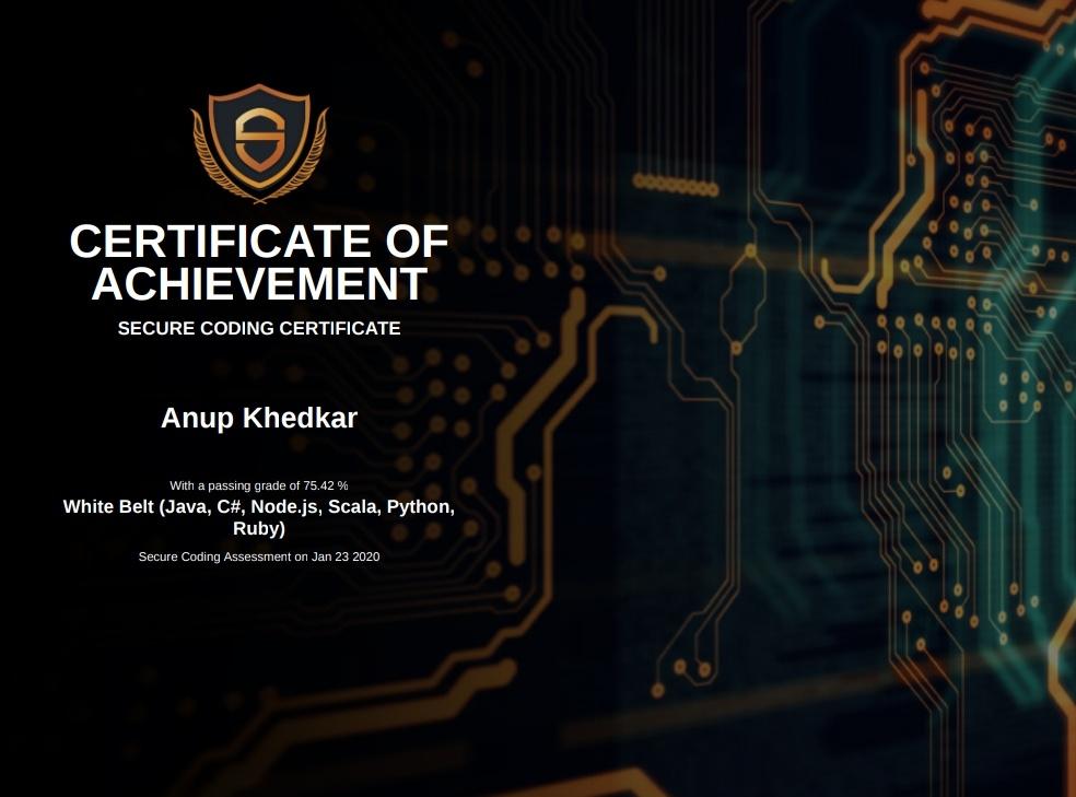 Anup Khedkar on LinkedIn: #securecoding #java Anup Khedkar on LinkedIn: #securecoding #java