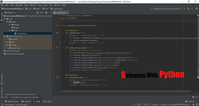 Srikant Pandey on LinkedIn: #python #testautomation #selenium #python3 ... Srikant Pandey on LinkedIn: #python #testautomation #selenium #python3 ...