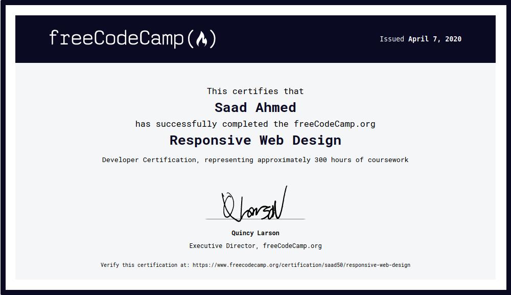 Saad Ahmed on LinkedIn: #freecodecamp #html #css Saad Ahmed on LinkedIn: #freecodecamp #html #css