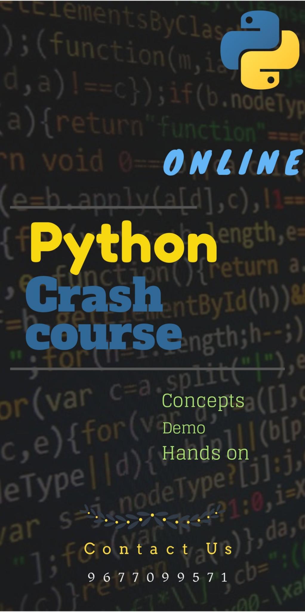 Isaac Nirmal M on LinkedIn: #pythoncrashcource #learnpython #python3 # ... Isaac Nirmal M on LinkedIn: #pythoncrashcource #learnpython #python3 # ...