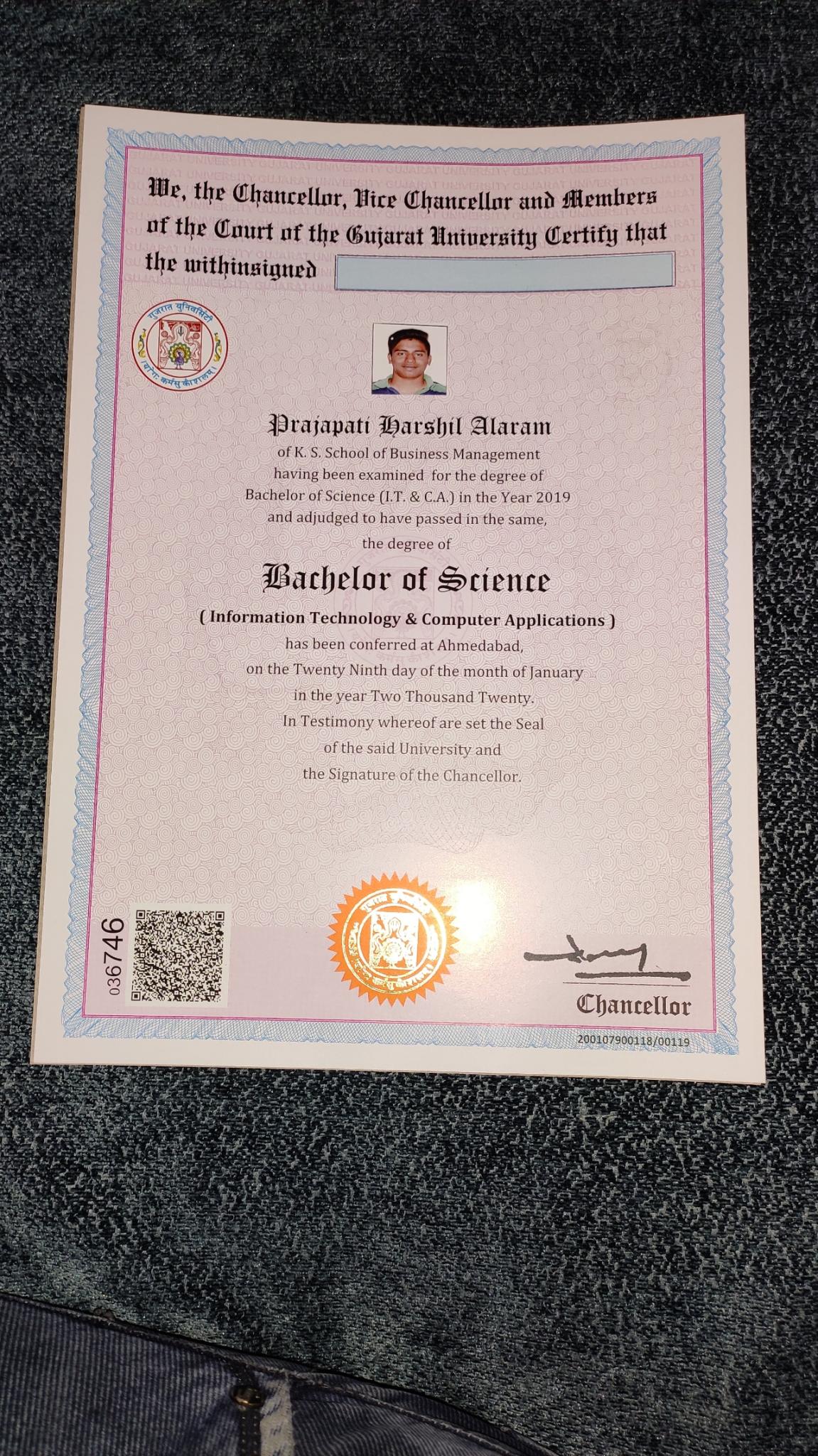 Harshil Prajapati on LinkedIn: Bachelor degree complete Harshil Prajapati on LinkedIn: Bachelor degree complete