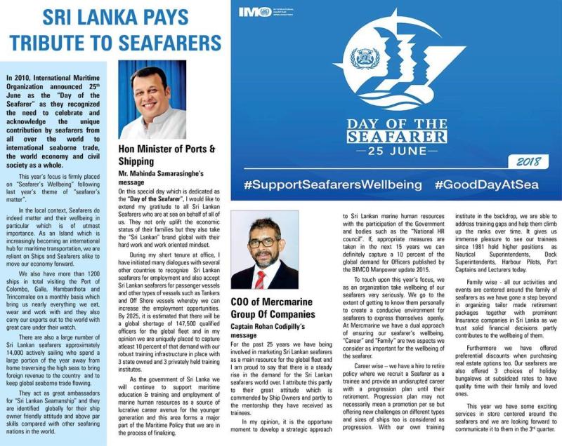 Kalinga De Silva on LinkedIn: At Mercmarine we value our seafarer's ... Kalinga De Silva on LinkedIn: At Mercmarine we value our seafarer's ...