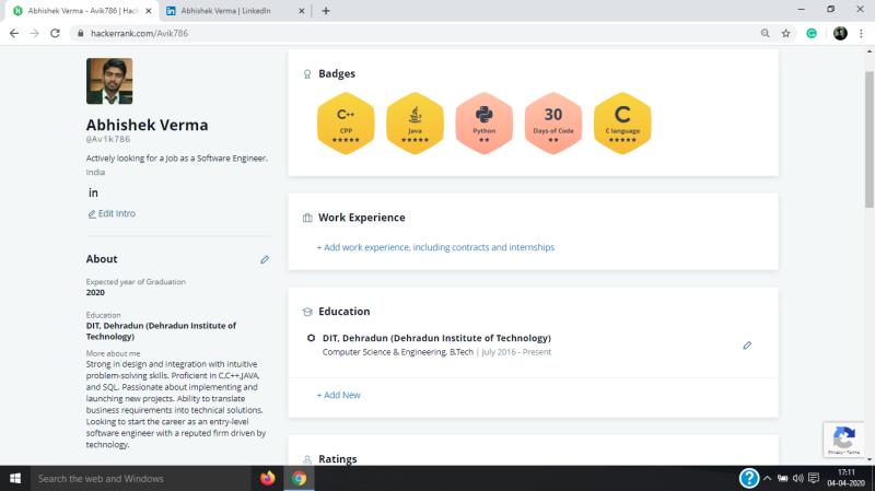 Abhishek Verma on LinkedIn: #hackerrank #codingisfun #codingchallenge # ... Abhishek Verma on LinkedIn: #hackerrank #codingisfun #codingchallenge # ...