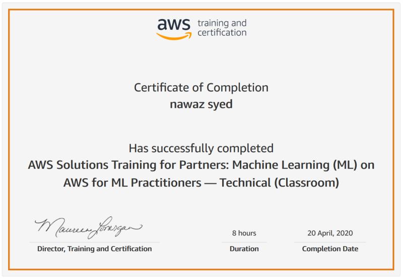 Nawaz Syed on LinkedIn: #aws Nawaz Syed on LinkedIn: #aws