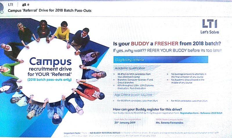 Dnyaneshwar Patil on LinkedIn: Campus recruitment for Fresher BE/B.Tech ... Dnyaneshwar Patil on LinkedIn: Campus recruitment for Fresher BE/B.Tech ...