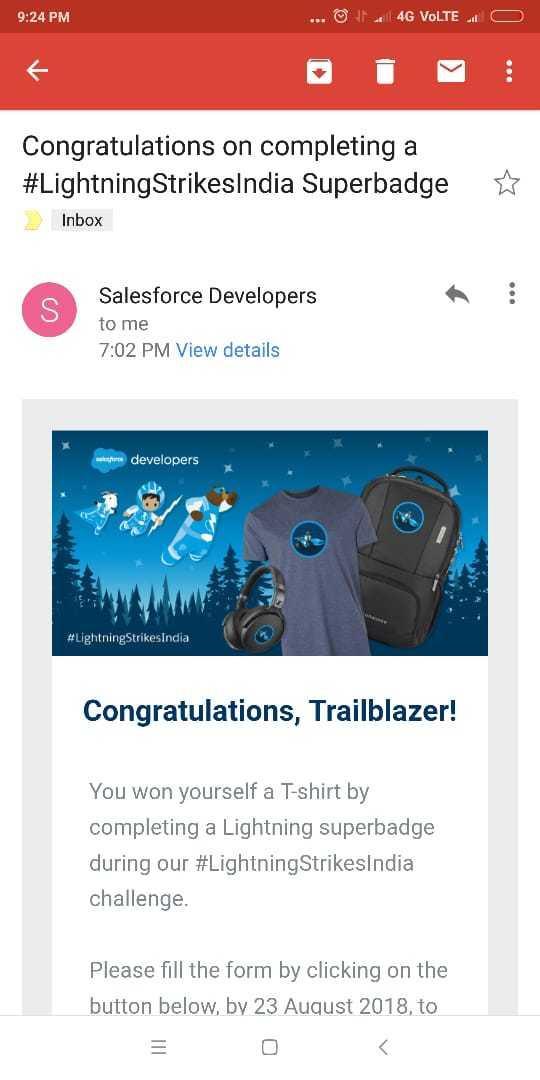 Vinay Kumar Jain on LinkedIn: #trailhead #salesforce # ... Vinay Kumar Jain on LinkedIn: #trailhead #salesforce # ...