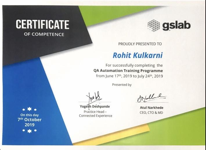Rohit Kulkarni on LinkedIn: #qaautomation #python #selenium #robotframework Rohit Kulkarni on LinkedIn: #qaautomation #python #selenium #robotframework