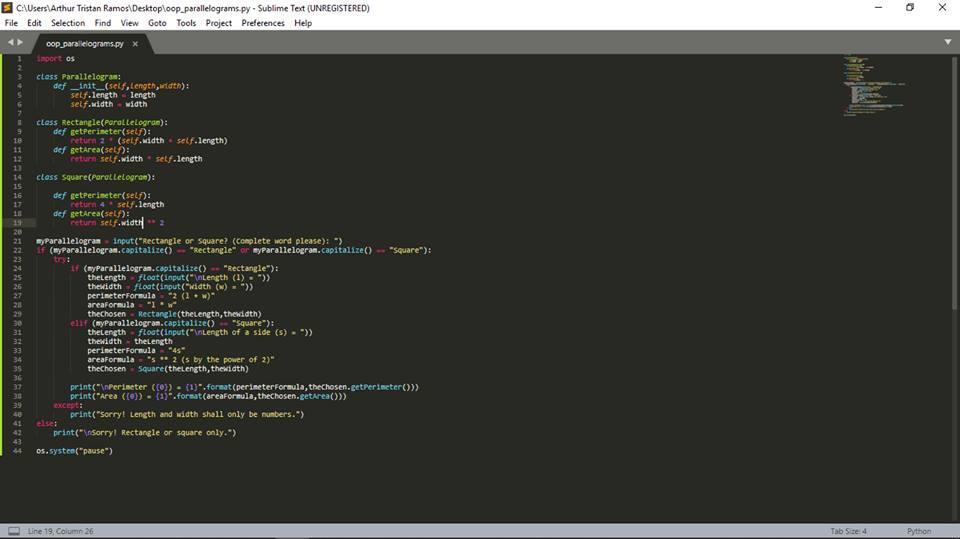 Arthur Tristan Ramos on LinkedIn: #python #programming #coding #oop # ... Arthur Tristan Ramos on LinkedIn: #python #programming #coding #oop # ...