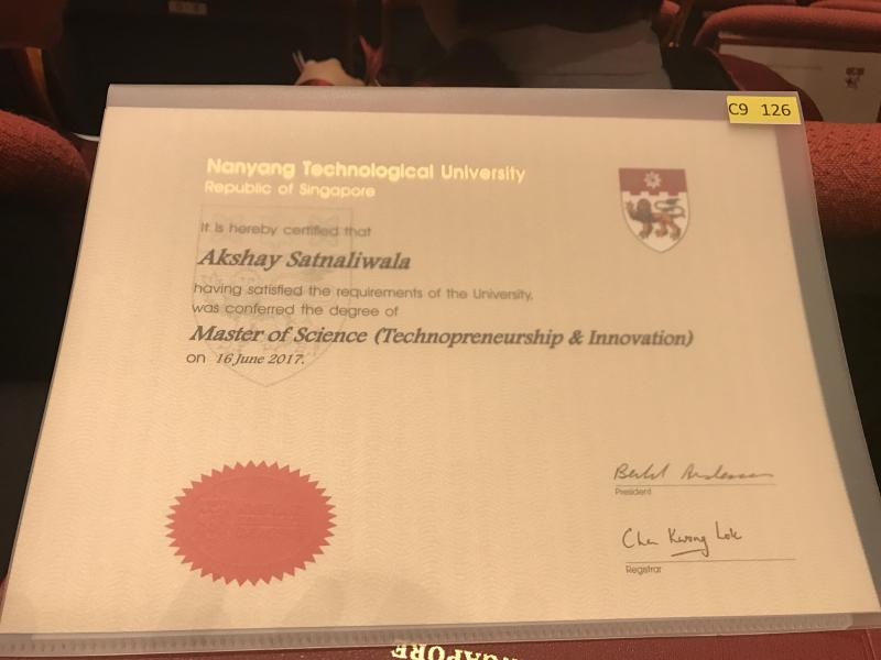 Akshay Satnaliwala on LinkedIn: Glad to announce my successful ... Akshay Satnaliwala on LinkedIn: Glad to announce my successful ...
