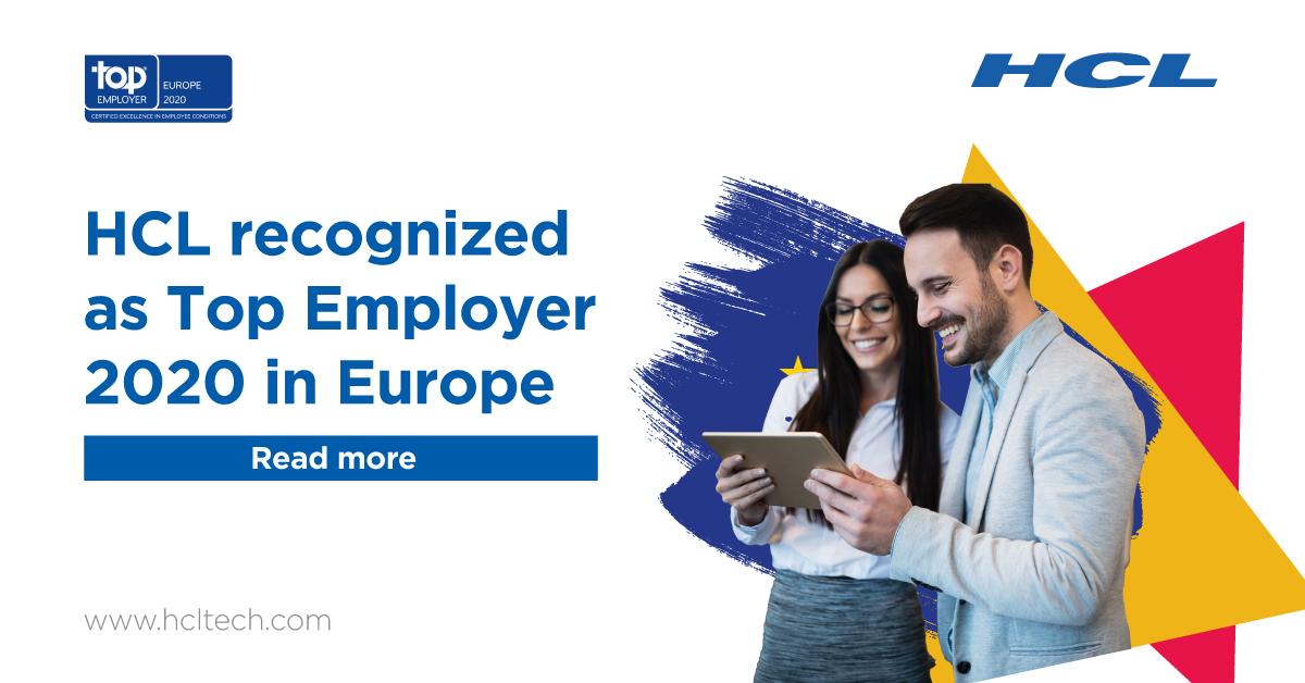 HCLTech on LinkedIn: HCL Technologies Named Top Employer Across Europe ... HCLTech on LinkedIn: HCL Technologies Named Top Employer Across Europe ...