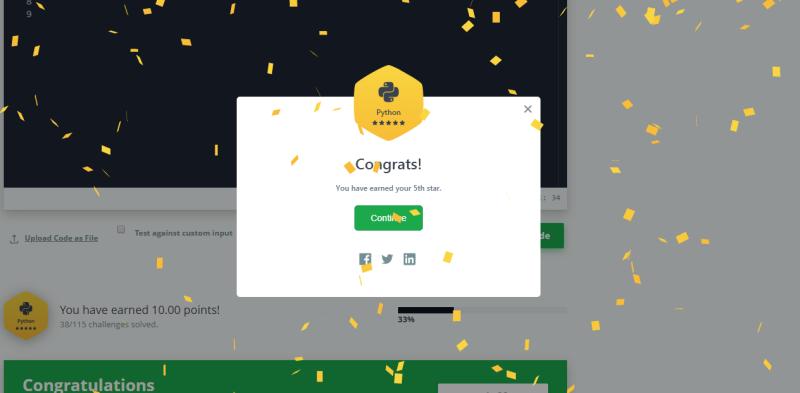 JAYANT DIKSHIT on LinkedIn: #hackerrank #python3 #pythonprogramming JAYANT DIKSHIT on LinkedIn: #hackerrank #python3 #pythonprogramming