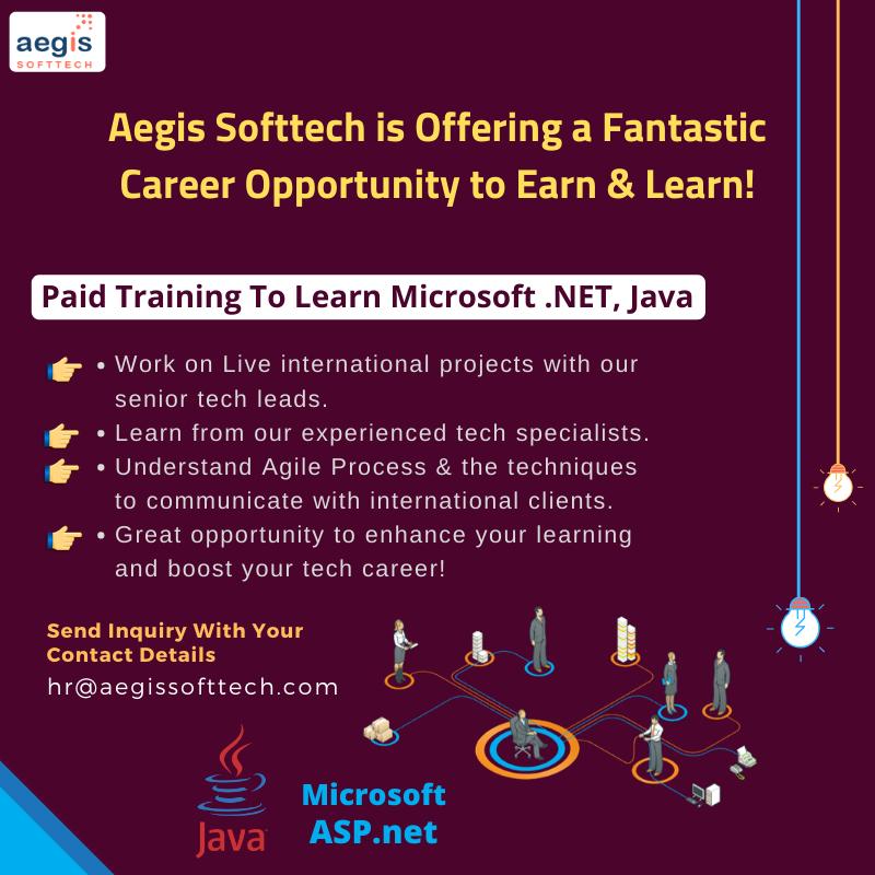 Aegis Softtech on LinkedIn: #careers #opportunity #careeradvice #dotnet ... Aegis Softtech on LinkedIn: #careers #opportunity #careeradvice #dotnet ...