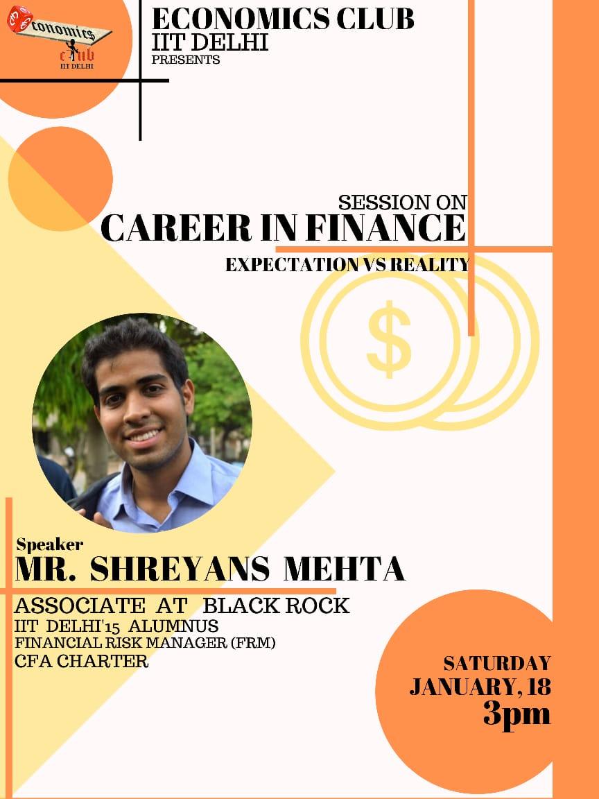 #finance #economicsclubiitdelhi | Shreyans Mehta, CFA, FRM #finance #economicsclubiitdelhi | Shreyans Mehta, CFA, FRM