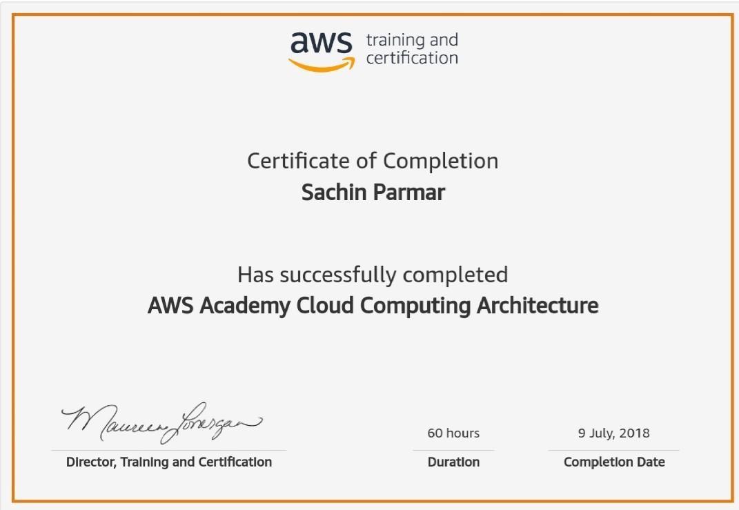 Sachin Parmar on LinkedIn: #amazonwebservicesaws Sachin Parmar on LinkedIn: #amazonwebservicesaws