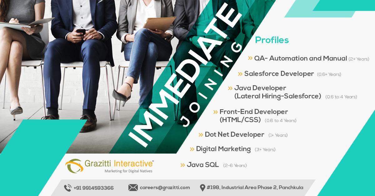 Grazitti Interactive on LinkedIn: Explore Job Opportunities | Grazitti ... Grazitti Interactive on LinkedIn: Explore Job Opportunities | Grazitti ...