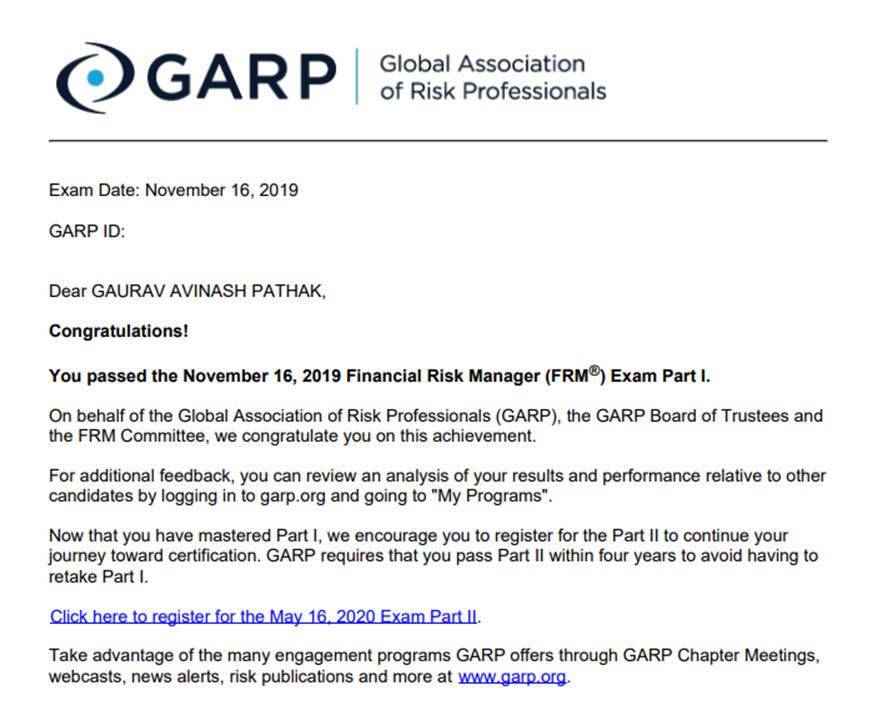 Gaurav Pathak on LinkedIn: #frm #garp #riskmanagement #iimkashipur | 41 ... Gaurav Pathak on LinkedIn: #frm #garp #riskmanagement #iimkashipur | 41 ...