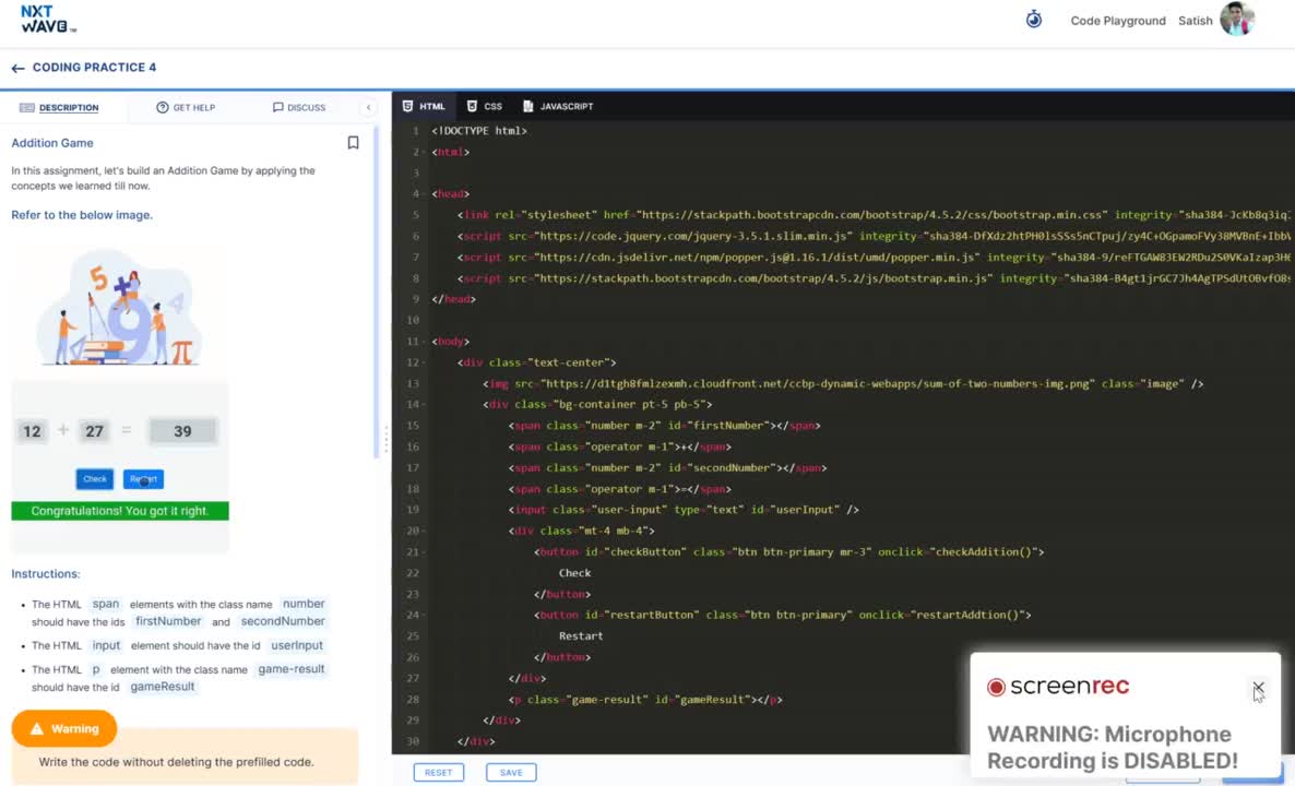 Satish Babu on LinkedIn: #day64 #100daysofcodechallenge #javascript # ... Satish Babu on LinkedIn: #day64 #100daysofcodechallenge #javascript # ...