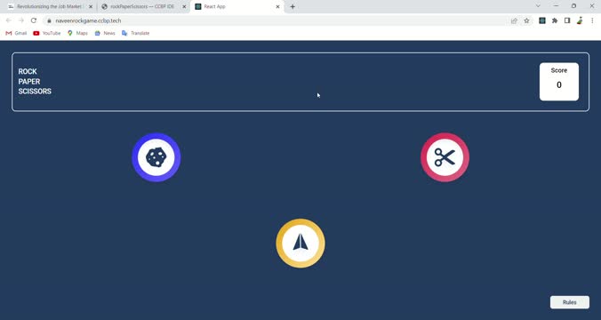 Naveen kumar Lanka on LinkedIn: #reactjs #rockscissorsgame #reactjs # ... Naveen kumar Lanka on LinkedIn: #reactjs #rockscissorsgame #reactjs # ...
