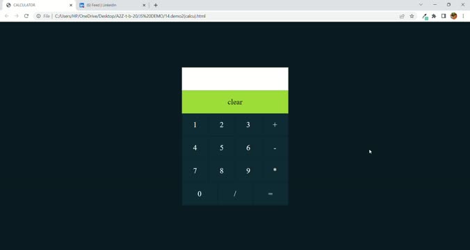 Mahesh Sawase on LinkedIn: Create Calculator using HTML CSS and JavaScript. Mahesh Sawase on LinkedIn: Create Calculator using HTML CSS and JavaScript.