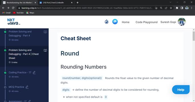 Suresh Gopi Sara on LinkedIn: #day30 #30daysofcodechallenge #nxtwave # ... Suresh Gopi Sara on LinkedIn: #day30 #30daysofcodechallenge #nxtwave # ...