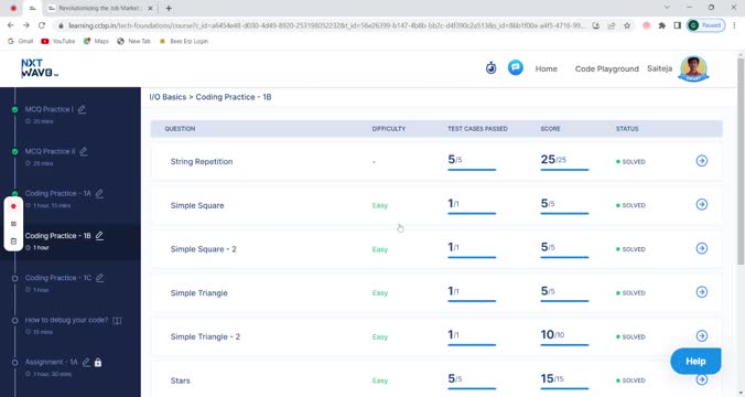Saiteja Gampa on LinkedIn: #nxtwave #ccbp #ccbpian #python #coding Saiteja Gampa on LinkedIn: #nxtwave #ccbp #ccbpian #python #coding
