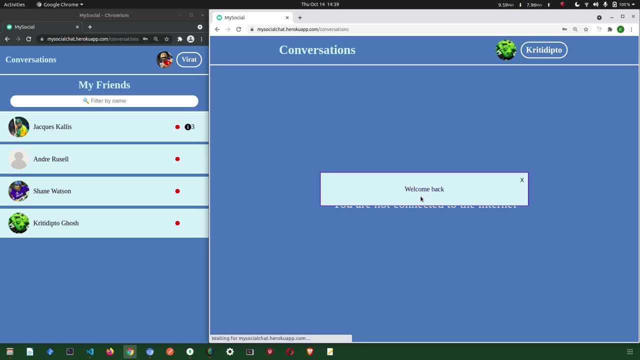 Kritidipto Ghosh on LinkedIn: #reactjs #socketio #nodejs #expressjs # ... Kritidipto Ghosh on LinkedIn: #reactjs #socketio #nodejs #expressjs # ...