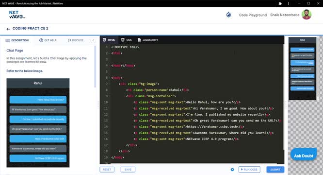 Shaik Nazeerbaba on LinkedIn: #day3 #html #css #javascript #bootstrap ... Shaik Nazeerbaba on LinkedIn: #day3 #html #css #javascript #bootstrap ...