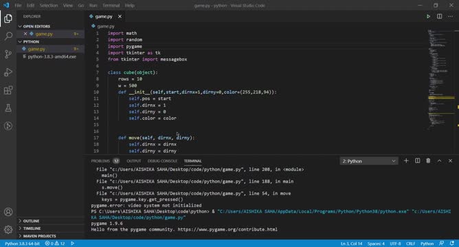 #python #pygame #coding #game #programming #snake #freecodecamp ... #python #pygame #coding #game #programming #snake #freecodecamp ...
