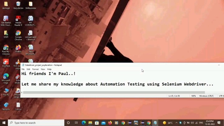 Paul MJ Vasanth on LinkedIn: #datadriven #framework #selenium # ... Paul MJ Vasanth on LinkedIn: #datadriven #framework #selenium # ...