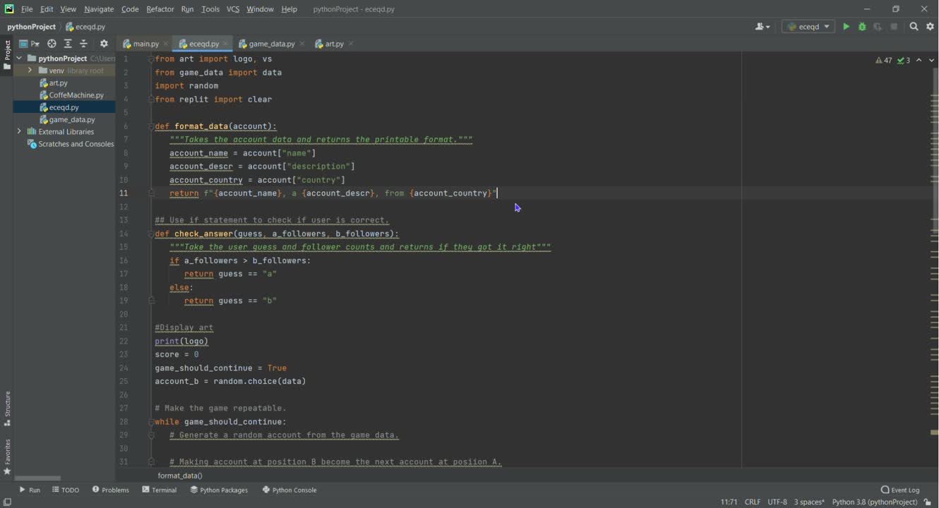 Ribhav Bhatt on LinkedIn: #python #programming #coding #project Ribhav Bhatt on LinkedIn: #python #programming #coding #project