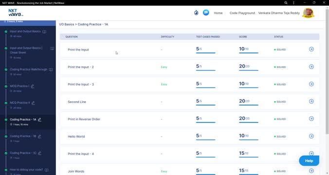 Dharma Teja on LinkedIn: #python #coding #nxtwave Dharma Teja on LinkedIn: #python #coding #nxtwave