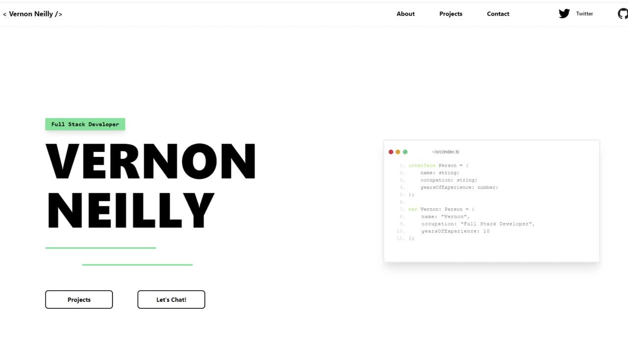 Vernon Neilly on LinkedIn: #100daysofcode #reactjs #typescript #nodejs ... Vernon Neilly on LinkedIn: #100daysofcode #reactjs #typescript #nodejs ...