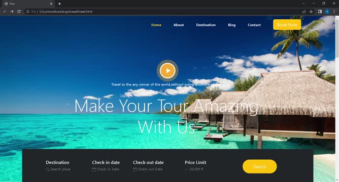 sourav prakash mj on LinkedIn: #html #css #bootstrap #travel #trip sourav prakash mj on LinkedIn: #html #css #bootstrap #travel #trip