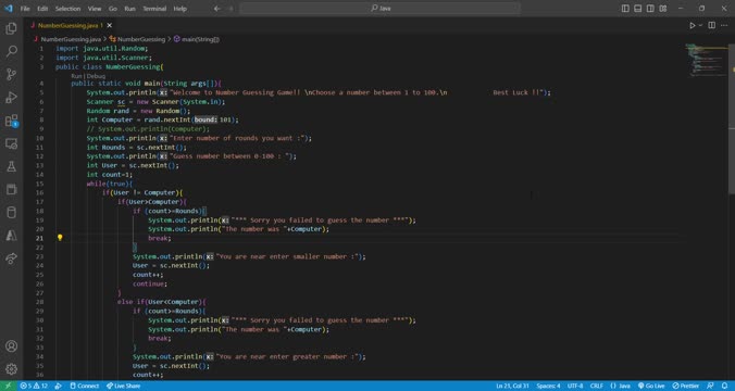 Manasi P. on LinkedIn: #internship #oasisinfobyte #javaprogramming Manasi P. on LinkedIn: #internship #oasisinfobyte #javaprogramming