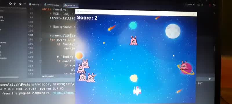 Sivakailash B on LinkedIn: #pygame #pythonprogramming Sivakailash B on LinkedIn: #pygame #pythonprogramming