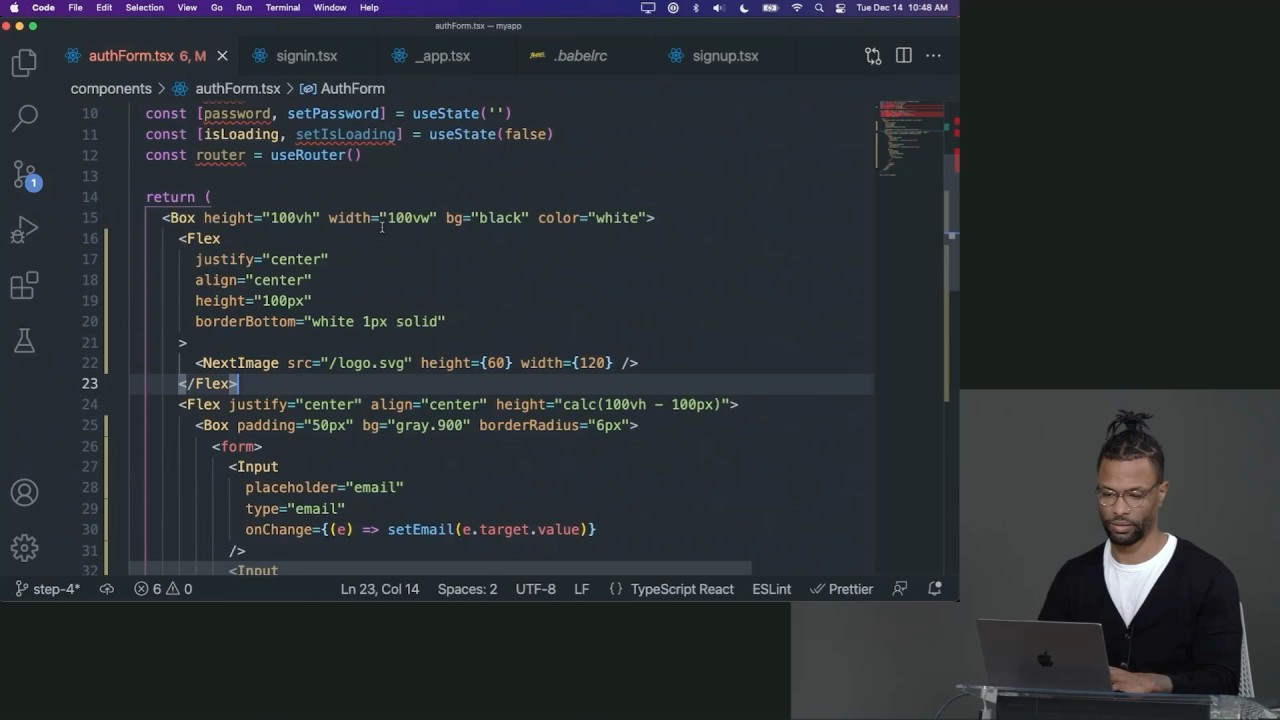 Frontend Masters on LinkedIn: Coding login/signup in a Next.js app ... Frontend Masters on LinkedIn: Coding login/signup in a Next.js app ...