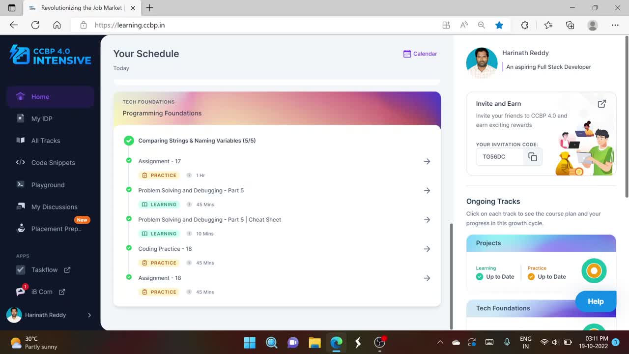 Harinath Reddy Bollam on LinkedIn: #day24 #nxtwave #ccbp #ccbpian ... Harinath Reddy Bollam on LinkedIn: #day24 #nxtwave #ccbp #ccbpian ...