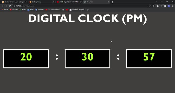 Rahul sati on LinkedIn: created a digital clock using html css and ... Rahul sati on LinkedIn: created a digital clock using html css and ...