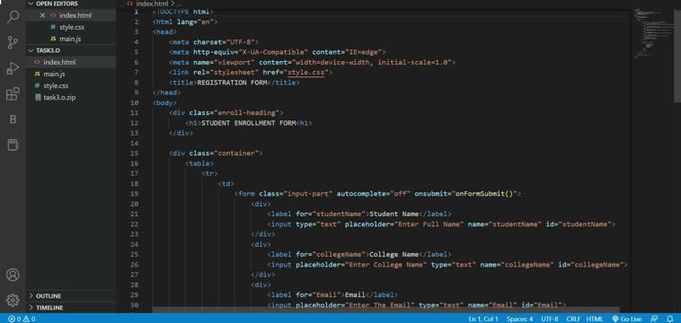 Sanjana Bhagat on LinkedIn: #task3 #intern #connections #webdevelopment ... Sanjana Bhagat on LinkedIn: #task3 #intern #connections #webdevelopment ...