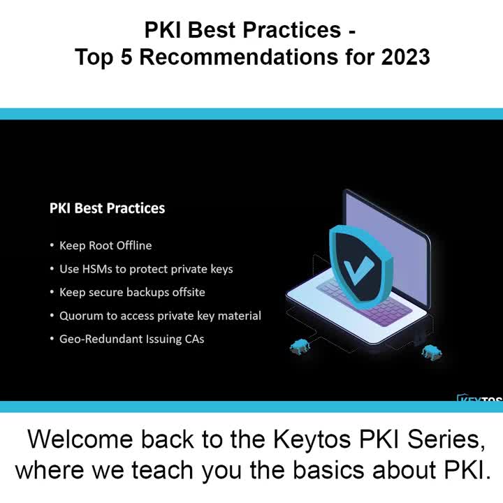 Igal Flegmann on LinkedIn: PKI Best Practices for 2023 Igal Flegmann on LinkedIn: PKI Best Practices for 2023