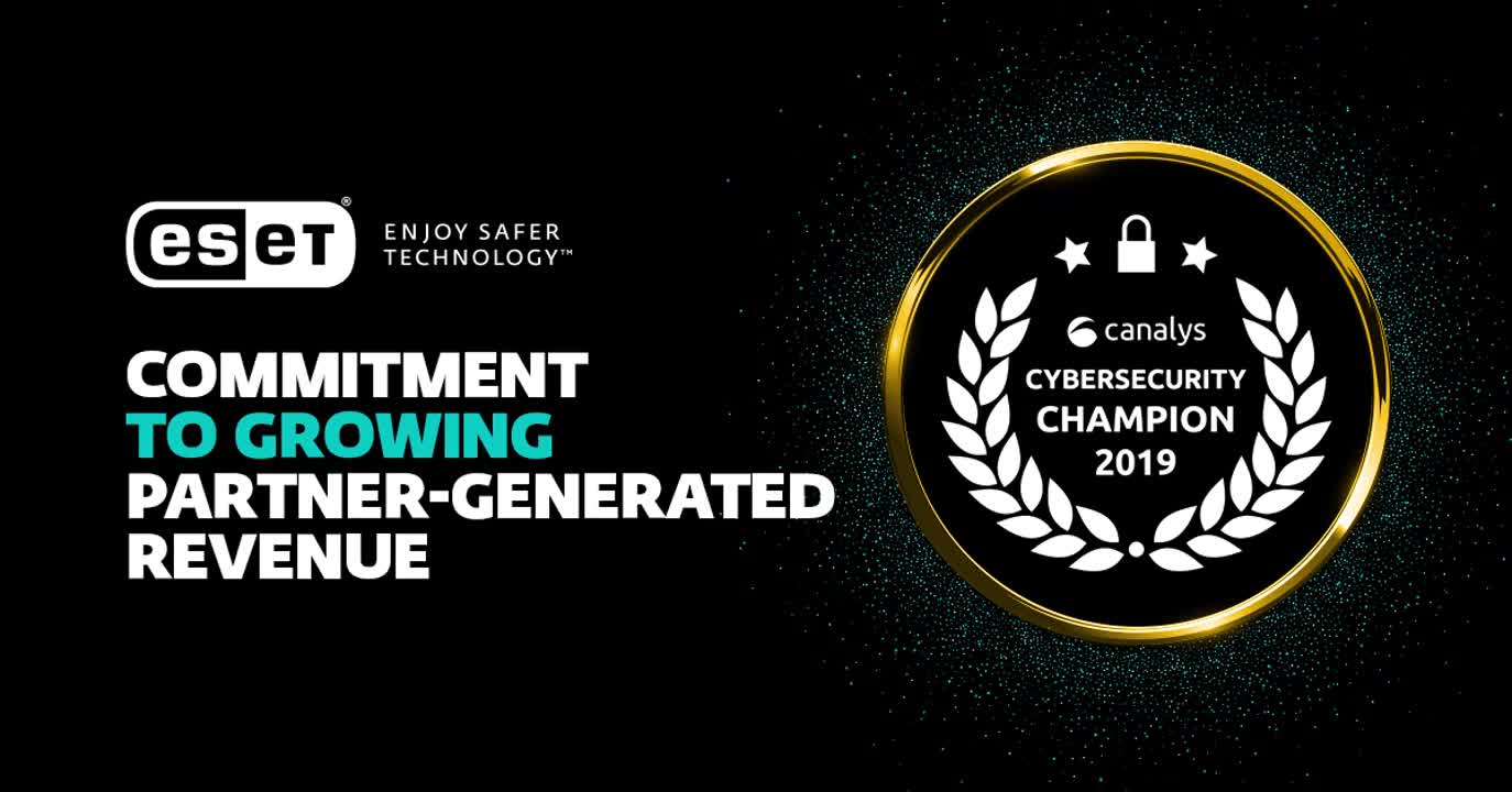 ESET on LinkedIn: ESET: Canalys cybersecurity champion 2019 ESET on LinkedIn: ESET: Canalys cybersecurity champion 2019