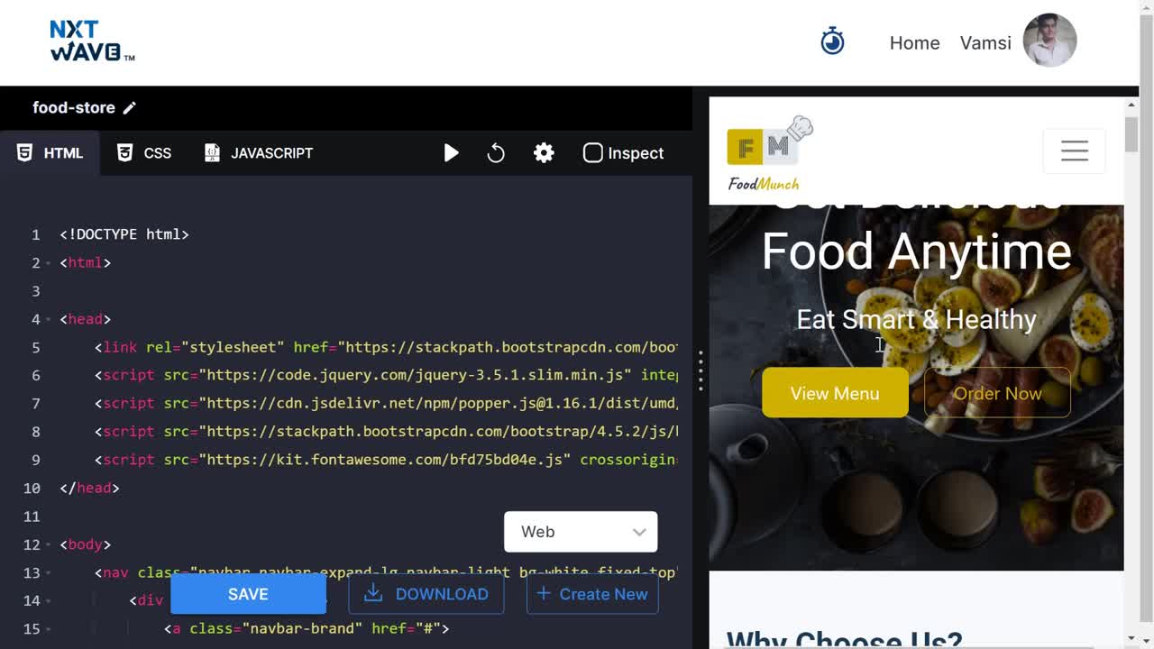 Vamsi Chinnam on LinkedIn: #day8 #html #css #bootstrap ... Vamsi Chinnam on LinkedIn: #day8 #html #css #bootstrap ...