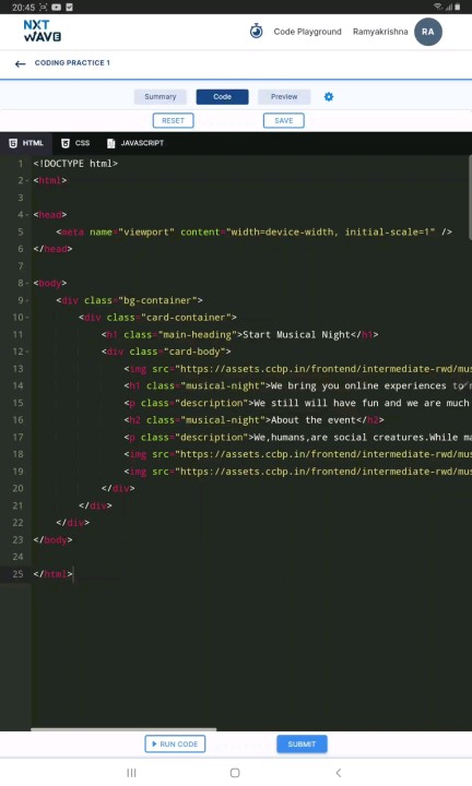 ramya posimsetti on LinkedIn: #day22 #musical #cssflexbox ramya posimsetti on LinkedIn: #day22 #musical #cssflexbox