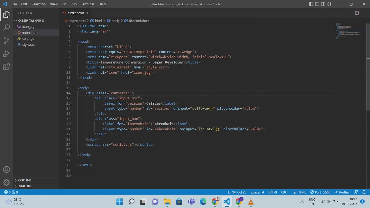 Joseph Donal on LinkedIn: #task3 #level1 #webdevelopment #internship # ... Joseph Donal on LinkedIn: #task3 #level1 #webdevelopment #internship # ...